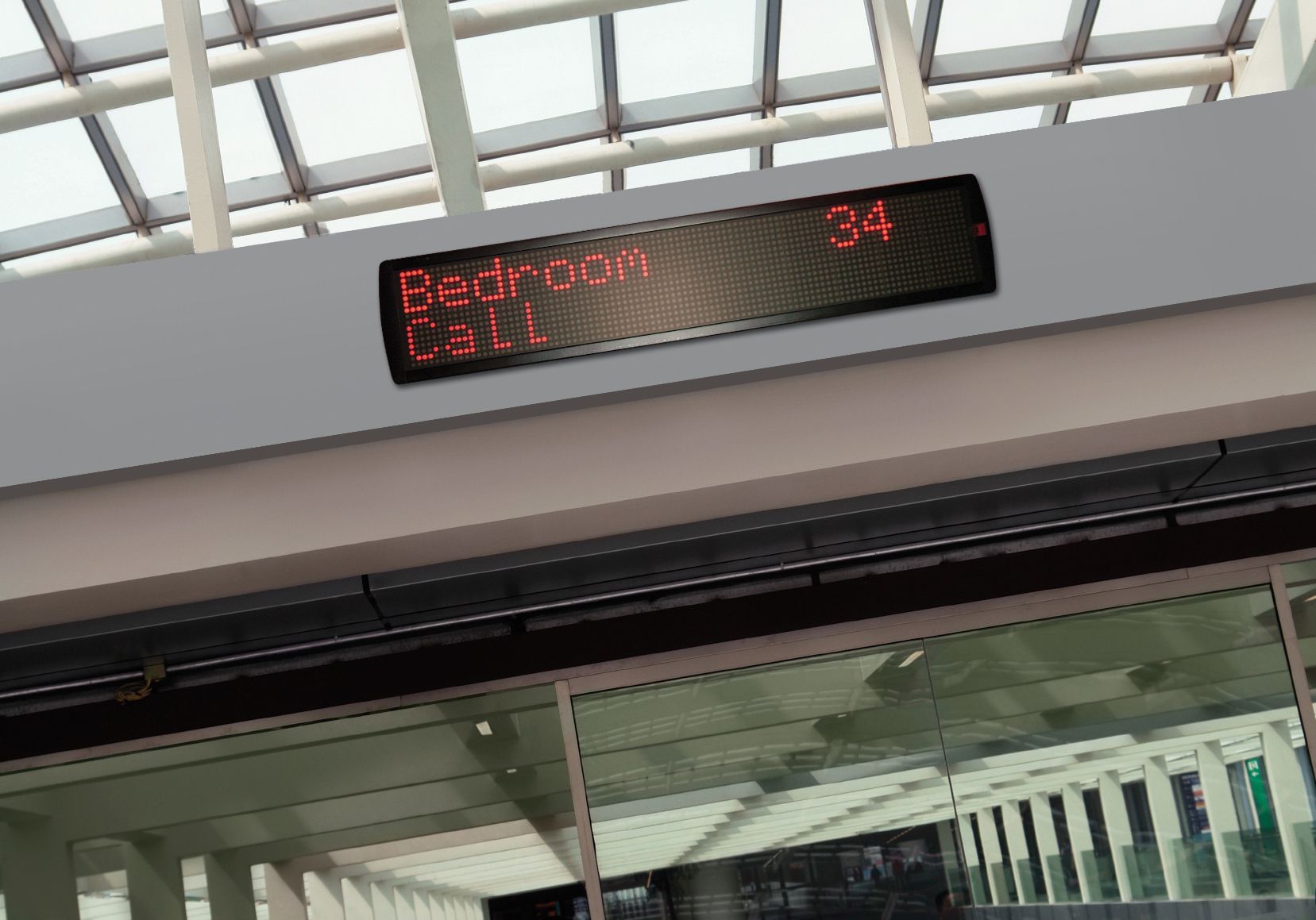 QT608CD1S Nurse Call System Quantec Large Corridor Display (c/w 10m RS